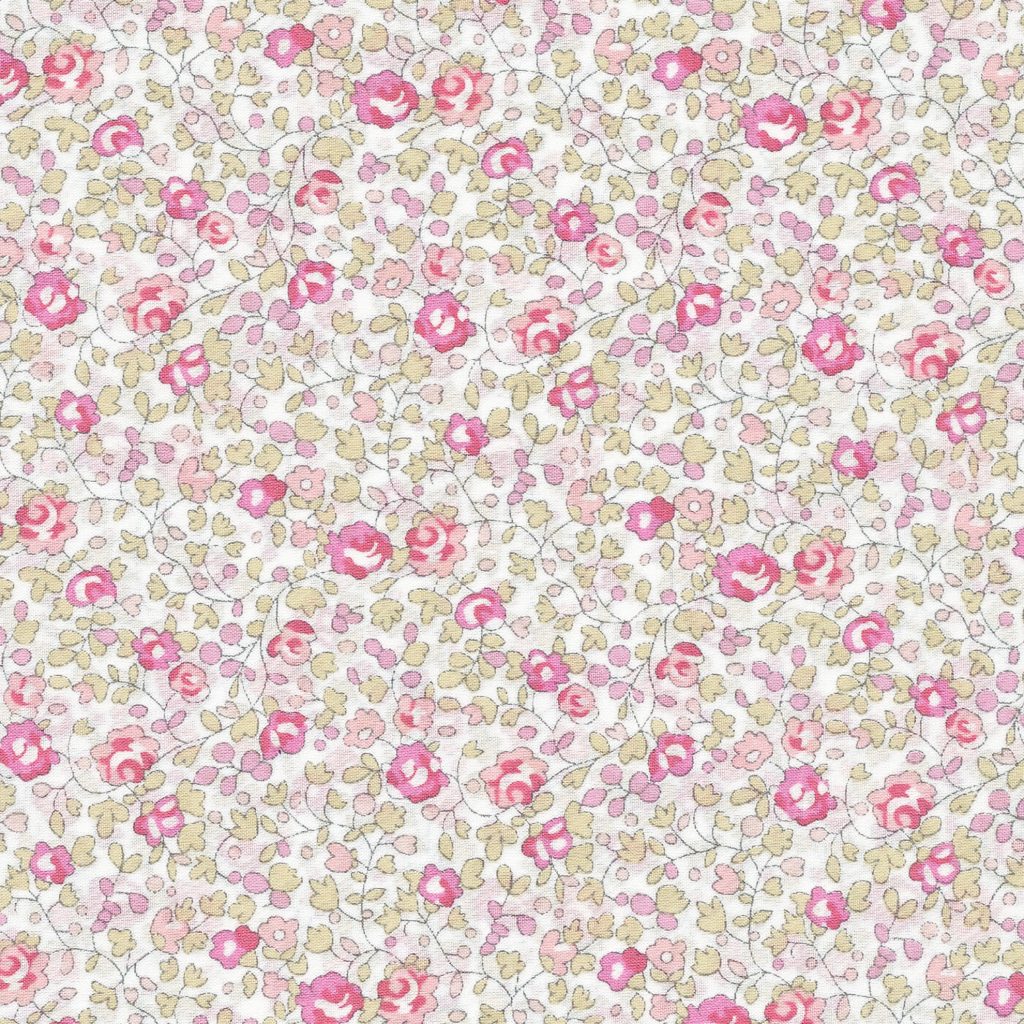 Tissu Liberty - Eloise rose - Bienvenue chez Mission Création